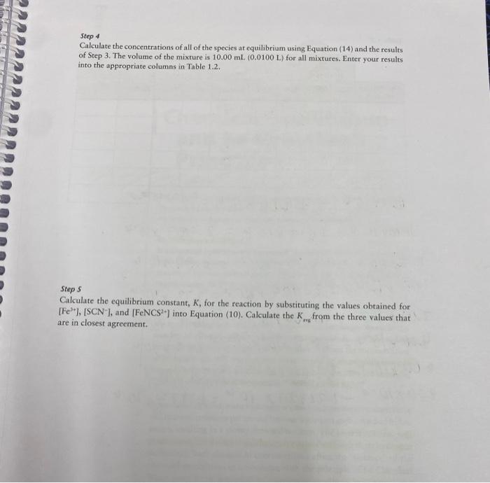 Solved using the following values in table 1.1, complete the | Chegg.com