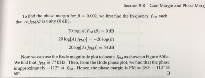 Solved electronics-gain and phase margin.. need help, im | Chegg.com