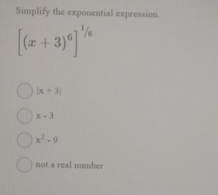 Solved Simplify the exponential | Chegg.com