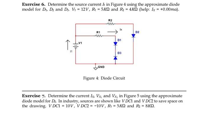 Solved Exercise 6. Determine the source current I1 in Figure | Chegg.com