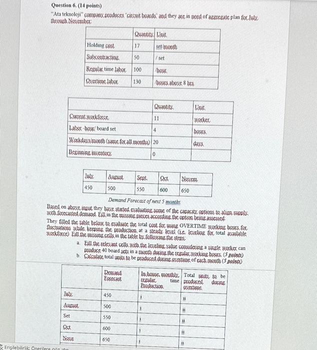 Question 6. (14 points) Question 6. (14 points)
