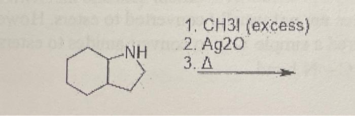 Solved 1. CH3l(excess) 2. AgZO 3. B | Chegg.com
