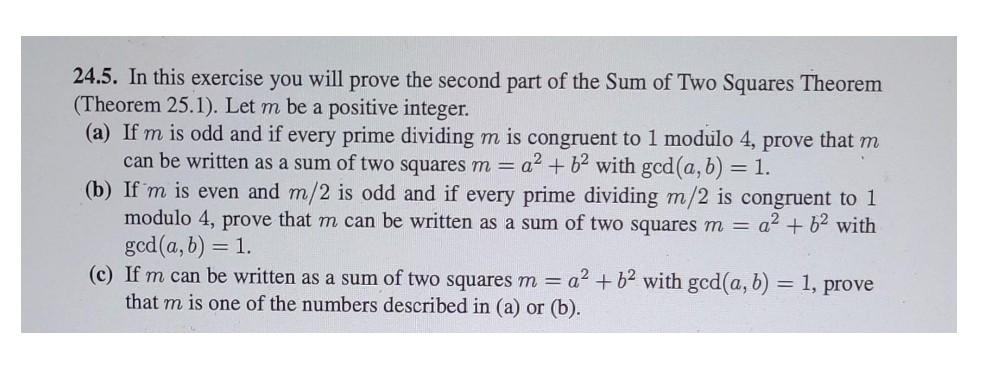 Solved 24.5. In this exercise you will prove the second part | Chegg.com