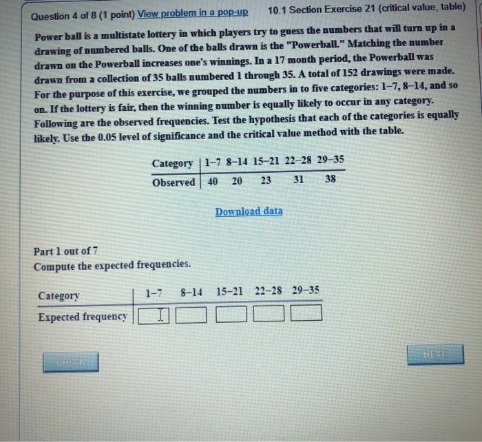 Solved Question 8 of 8 (1 point) View problem in a pop-up | Chegg.com