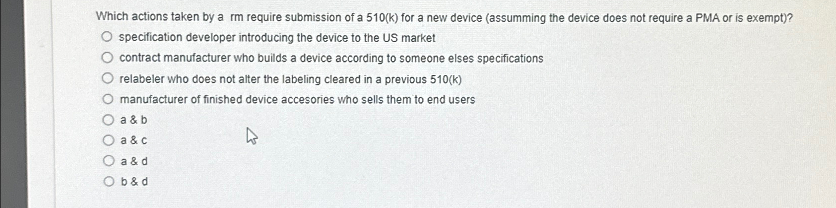 Solved Which actions taken by a rm require submission of a | Chegg.com
