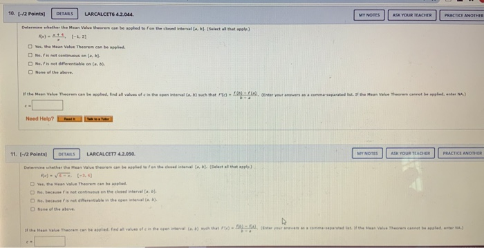 Solved DETAILS MY NOTES ASK YOUR TEACHER PRACTICE ANOTHER | Chegg.com