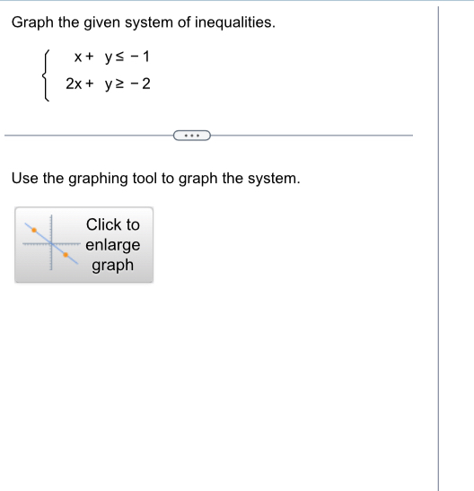 Solved Graph the given system of | Chegg.com