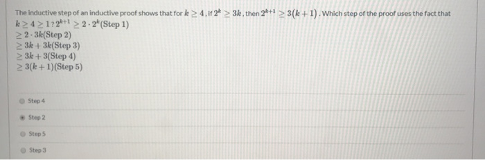 Solved The inductive step of an inductive proof shows that | Chegg.com