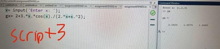 Solved so i have three different scripts that are all | Chegg.com