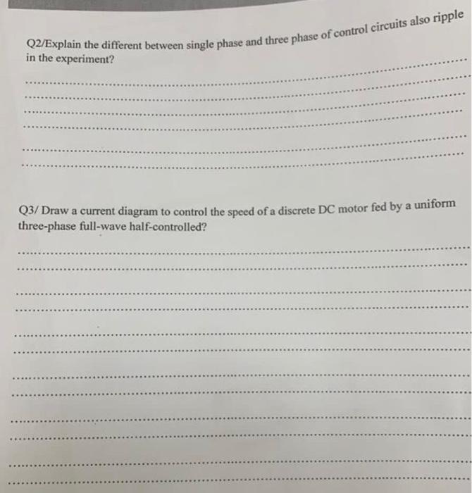 Solved Q2/Explain the different between single phase and | Chegg.com
