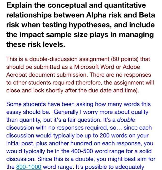 Solved Explain the conceptual and quantitative relationships | Chegg.com