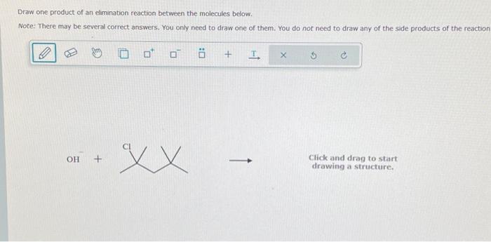 Solved Draw One Product Elimination Reaction Between The