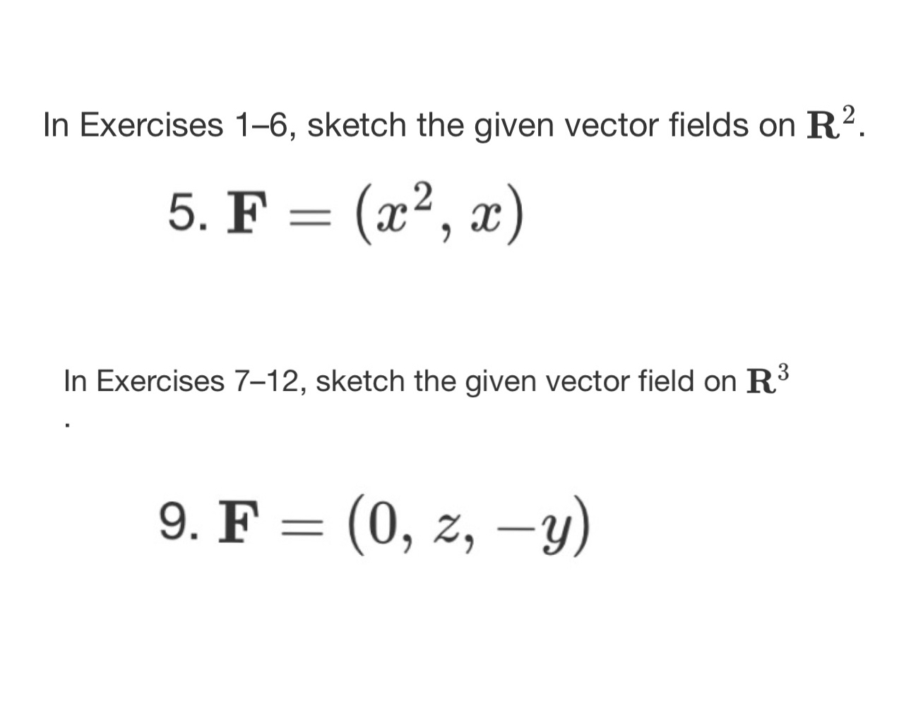 Solved Please explain too in Exercises 1-6, ﻿sketch the | Chegg.com