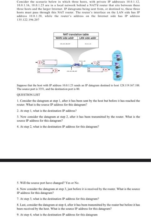 Solved Consider the scenario below in which three hosts, | Chegg.com
