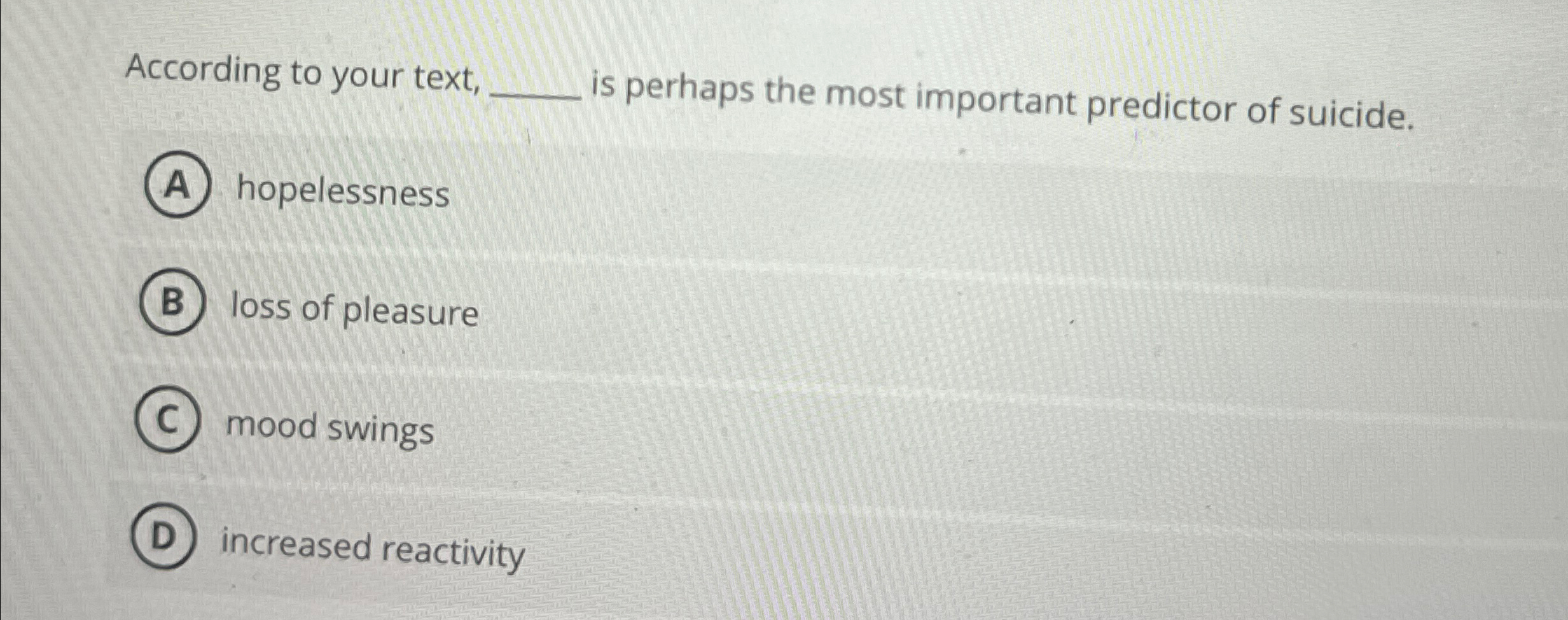 Solved According to your text, ﻿is perhaps the most | Chegg.com