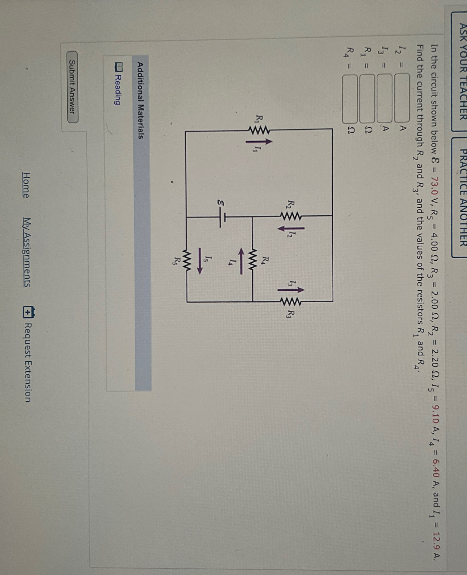 Solved ASK YOUR TEACHERPRACTICE ANOTHERIn the circuit shown | Chegg.com