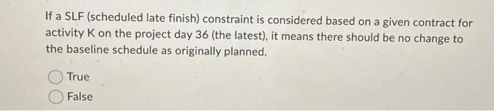 Solved Part E - Combined problem - PDM (Activity on Node) | Chegg.com