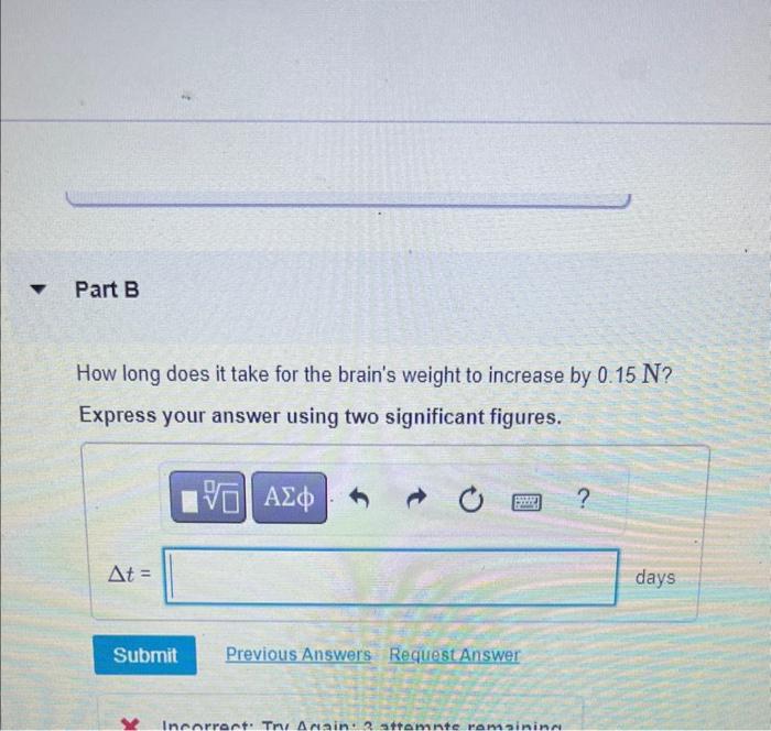 Solved Brain Growth A newborn baby's brain grows rapidly. In | Chegg.com