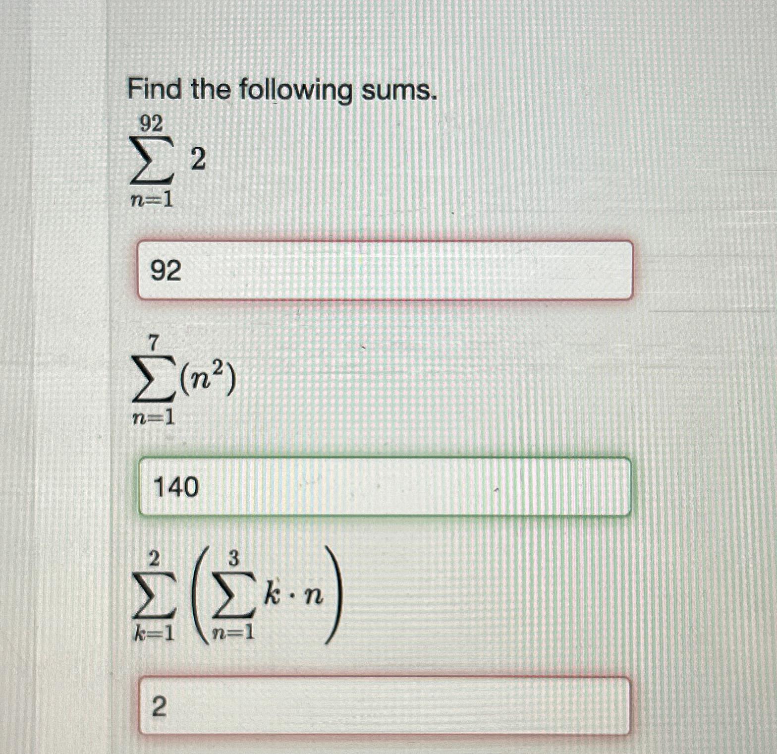 Solved Find the following | Chegg.com