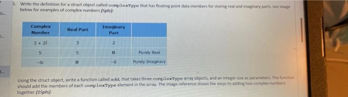 Solved 3. Write the definition for a struct object called | Chegg.com