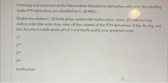 Following acid treatment of the intermediate | Chegg.com