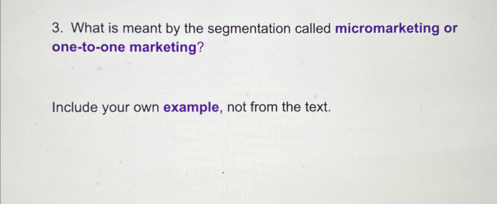 Solved What is meant by the segmentation called | Chegg.com
