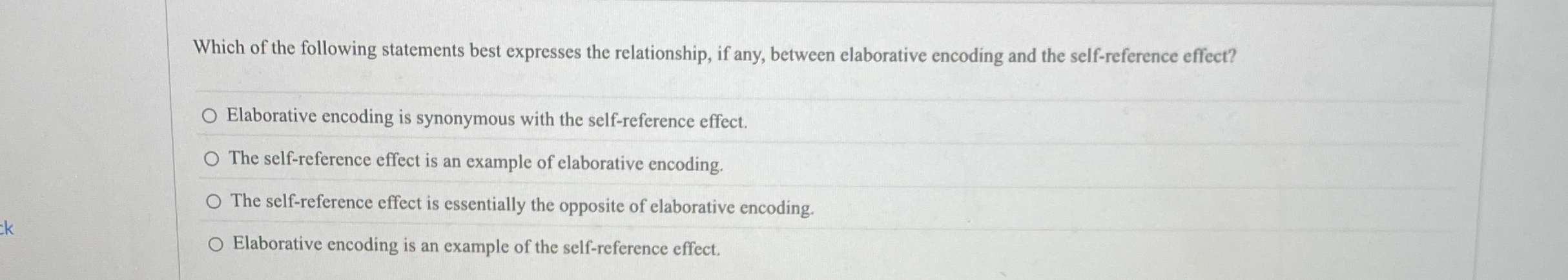Solved Which of the following statements best expresses the | Chegg.com