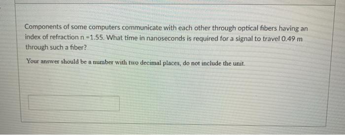 Solved Components of some computers communicate with each | Chegg.com