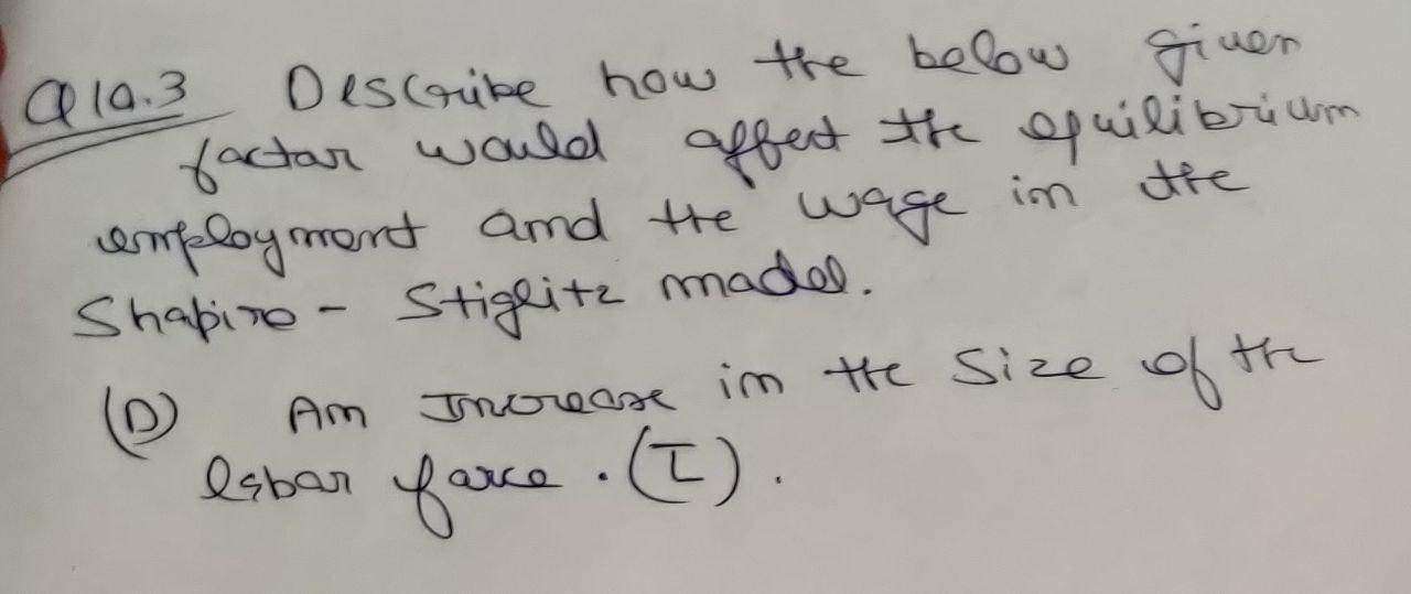 Solved Q10.3 wage im Describe how the below given factar | Chegg.com