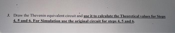 Solved Thevenin Theorem and Maximum Power Theorem Objective: | Chegg.com
