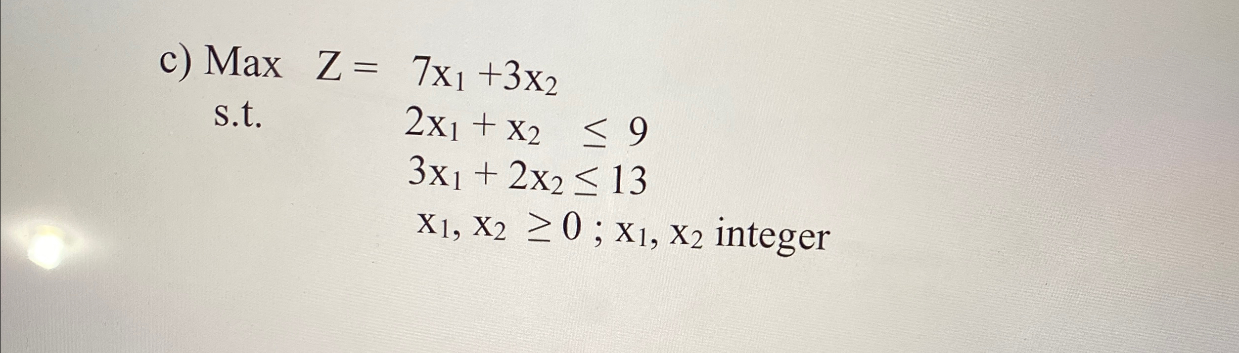 Solved cSove using branch and bound | Chegg.com