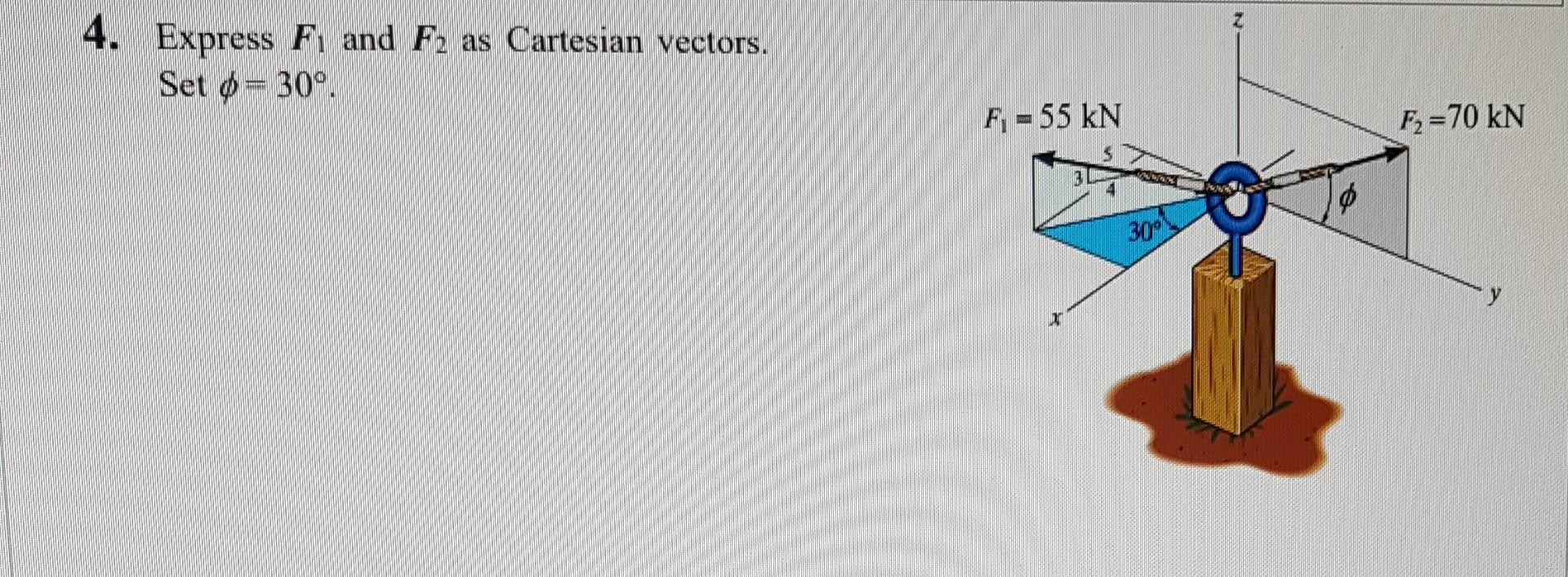 Solved Express F1 and F2 as Cartesian vectors. Set (theta) = | Chegg.com Solved Express F1 and F2 as Cartesian vectors. Set (theta) = | Chegg.com