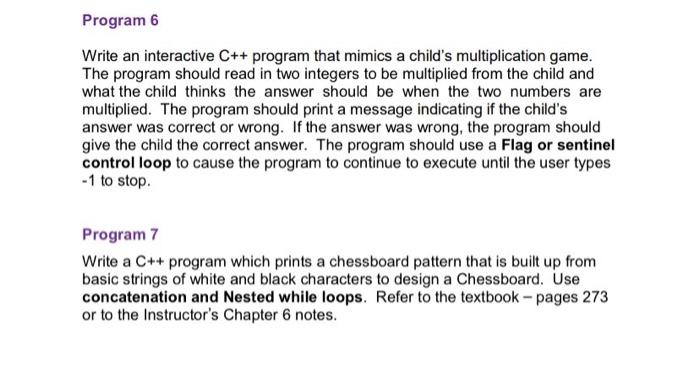 Solved Program 6 Write An Interactive C Program That