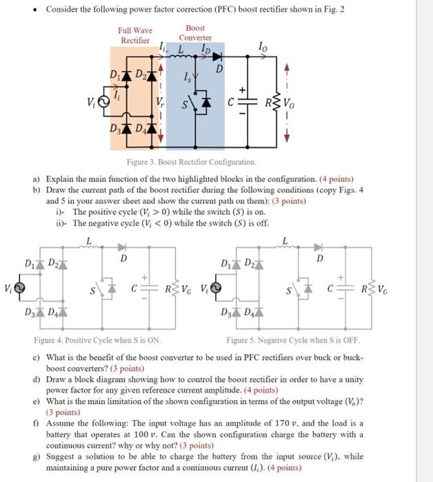 Solved Consider the following power factor correction (PFC) | Chegg.com