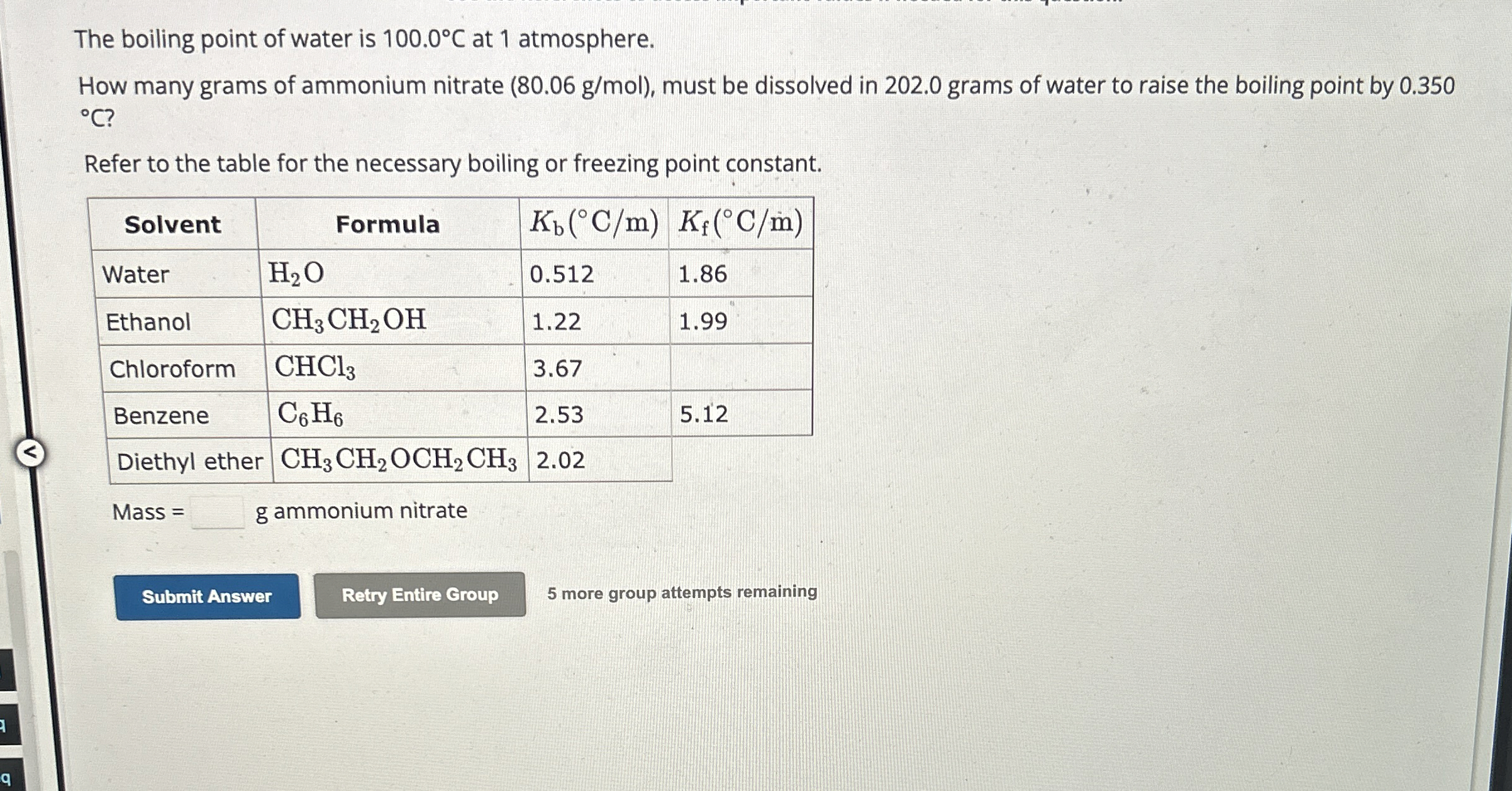 Solved How to solve The boiling point of water is 100.0°C | Chegg.com