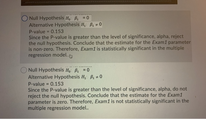 Solved Question 4 (3 points) The statsmodels ols() method is | Chegg.com