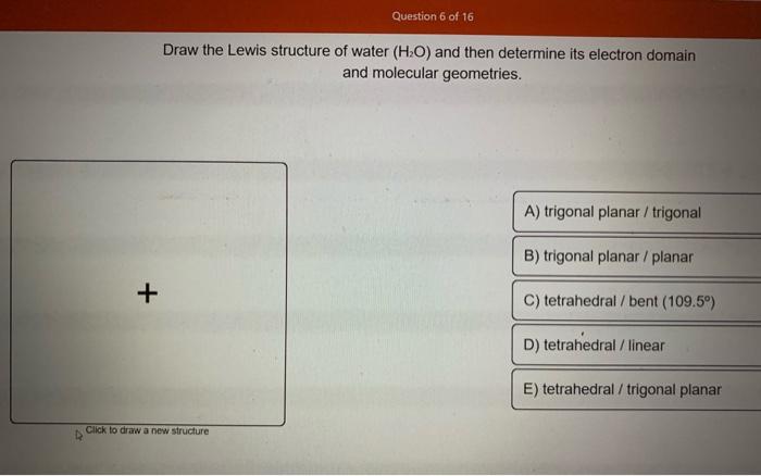 Solved Question 5 of 16 Draw the Lewis structure of PFs and | Chegg.com