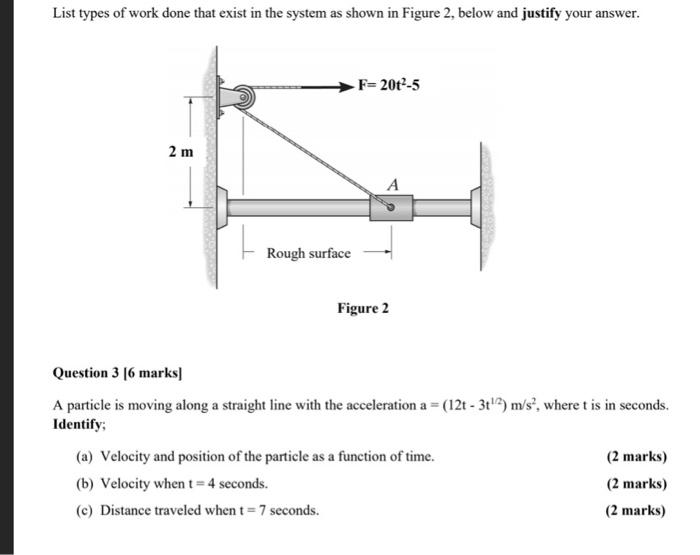 Solved List types of work done that exist in the system as | Chegg.com
