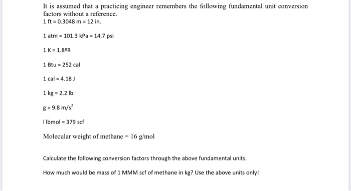 Solved It is assumed that a practicing engineer remembers | Chegg.com