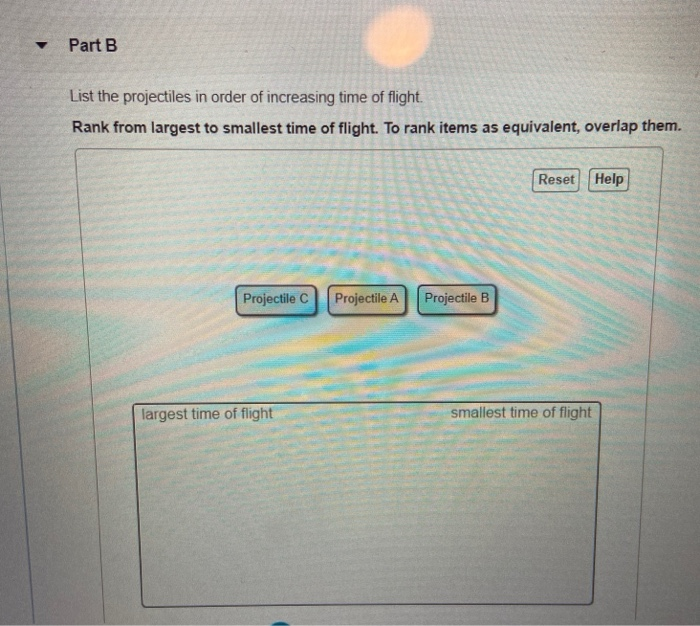 Solved Conceptual Exercise 4 29 Y Part A Three Projectiles