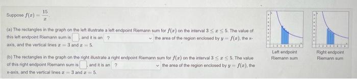 Solved Suppose f(x)=x15 (a) The rectangles in the graph on | Chegg.com