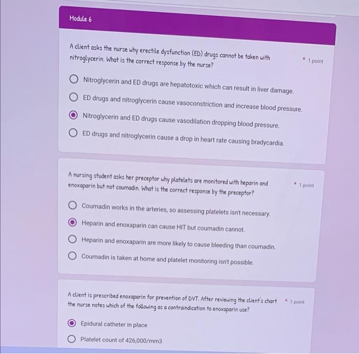 Solved A client asks the nurse why erectile dysfunction (ED) | Chegg.com