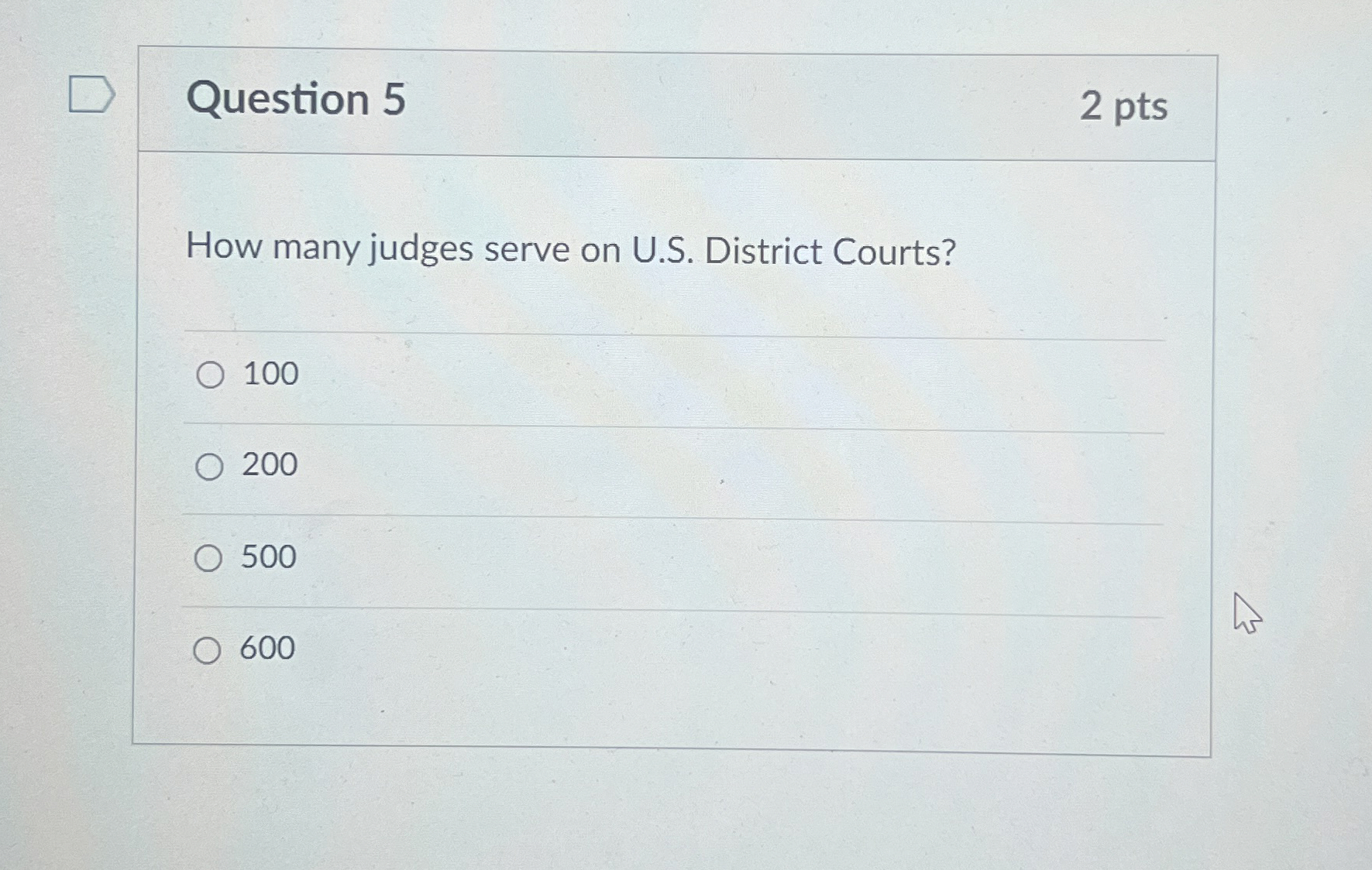 Solved Question 52 ptsHow many judges serve on U.S. | Chegg.com Solved Question 52 ptsHow many judges serve on U.S. | Chegg.com