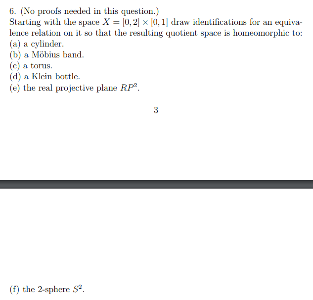 (No proofs needed in this question.)Starting with the | Chegg.com