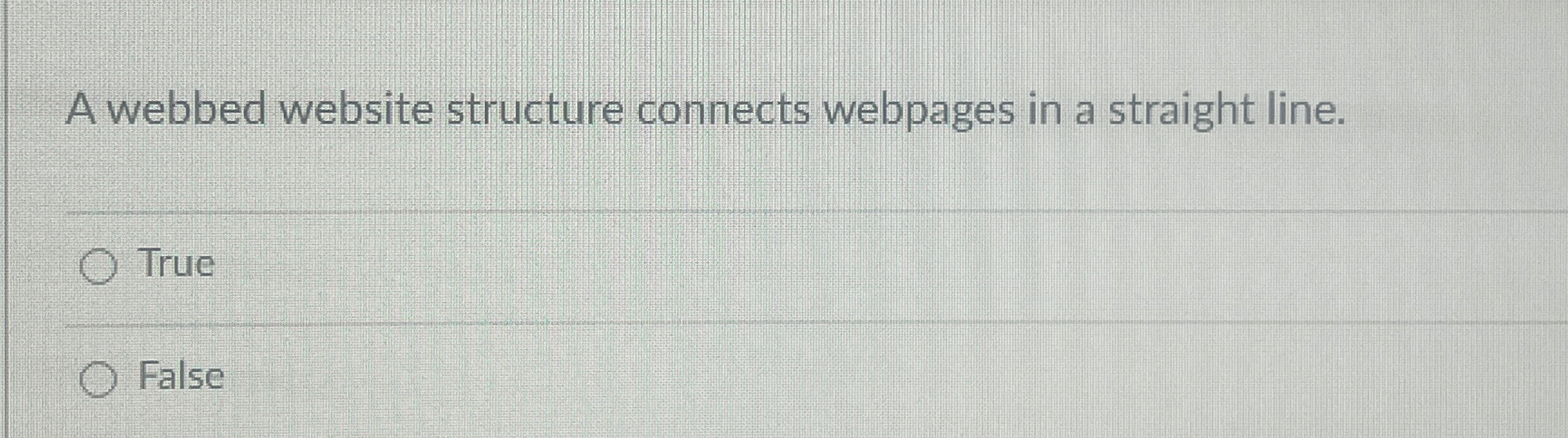 Solved A webbed website structure connects webpages in a | Chegg.com