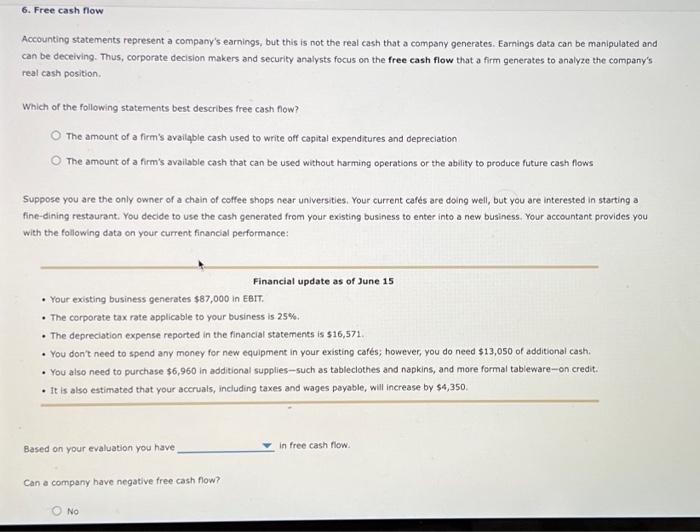 Solved Accounting statements represent a company's earnings, | Chegg.com