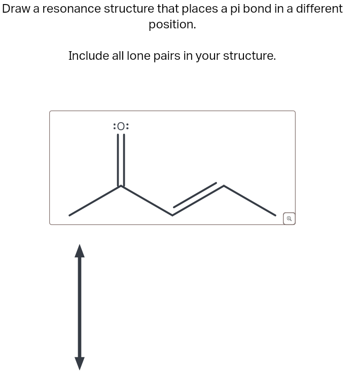 Draw a resonance structure that places a pi bond in a | Chegg.com