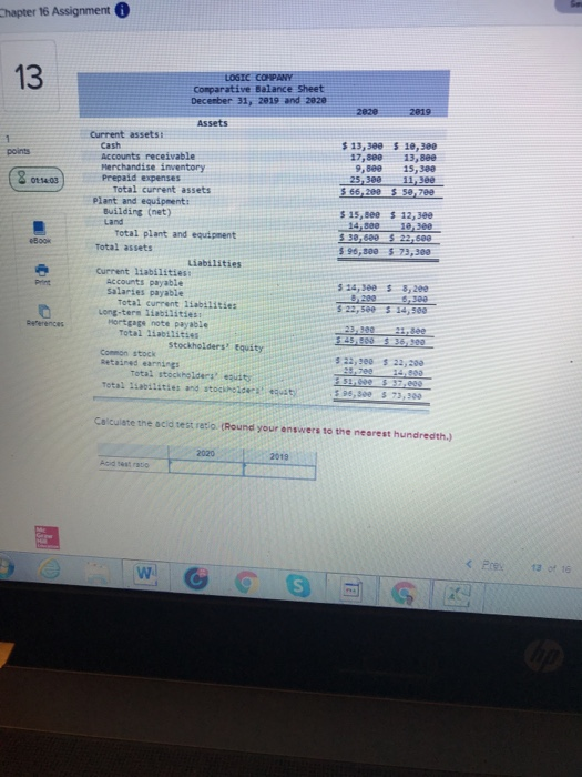 Solved Chapter 16 Assignment 2019 $16,95€ 160 $16,85e 8.30 $ | Chegg.com