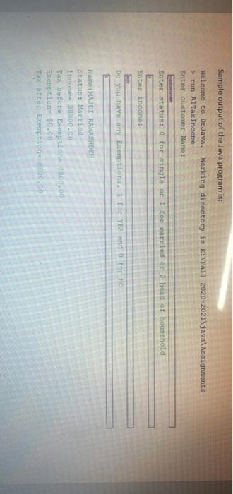 Solved 1 Write A Java Program To Compute Personal Income 3317