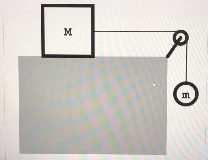 Solved Hanging Mass: A block and a ball are connected by a | Chegg.com